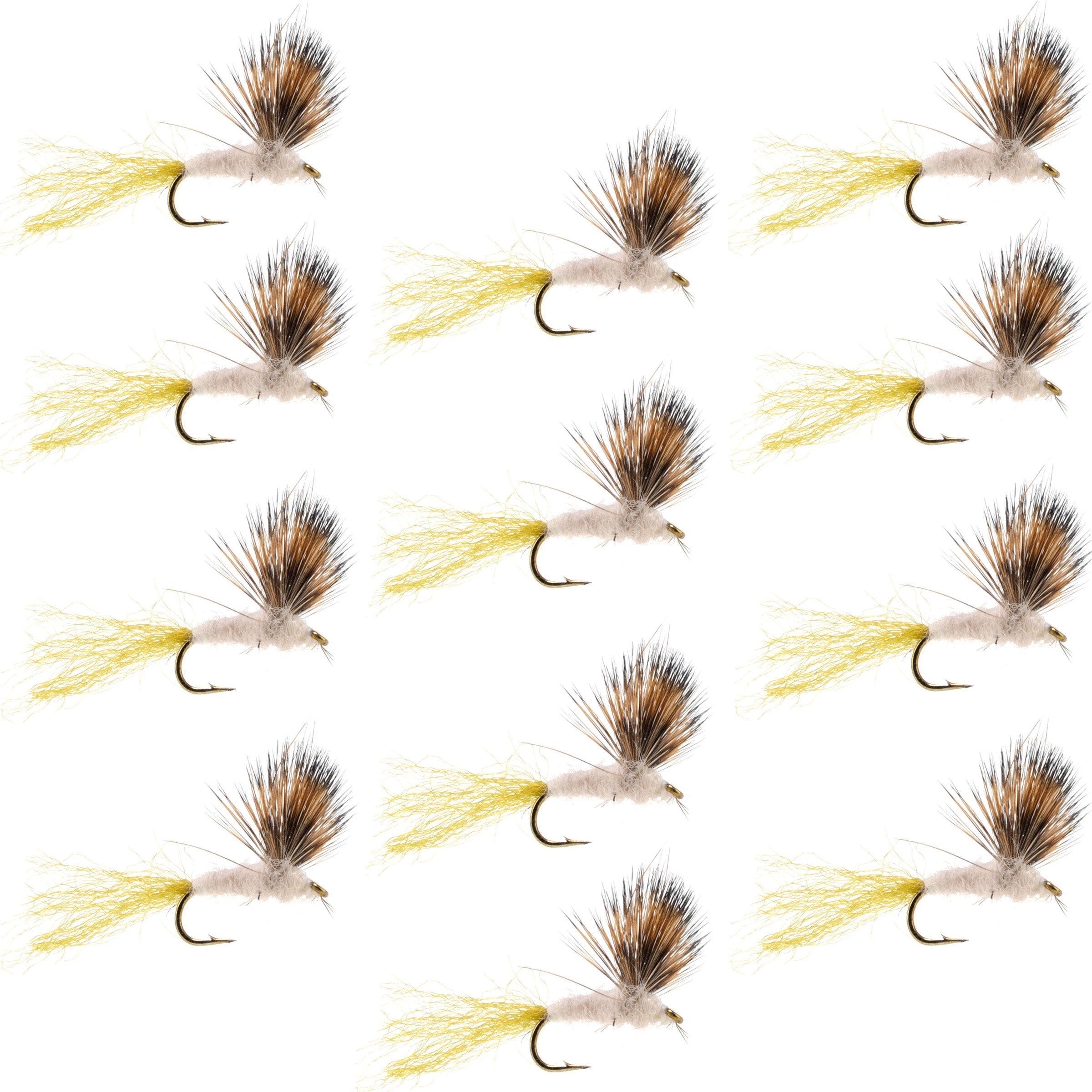Sparkle Dun Pale Morning Dun PMD Mayfly 12 Flies Hook size 18 – Man ...
