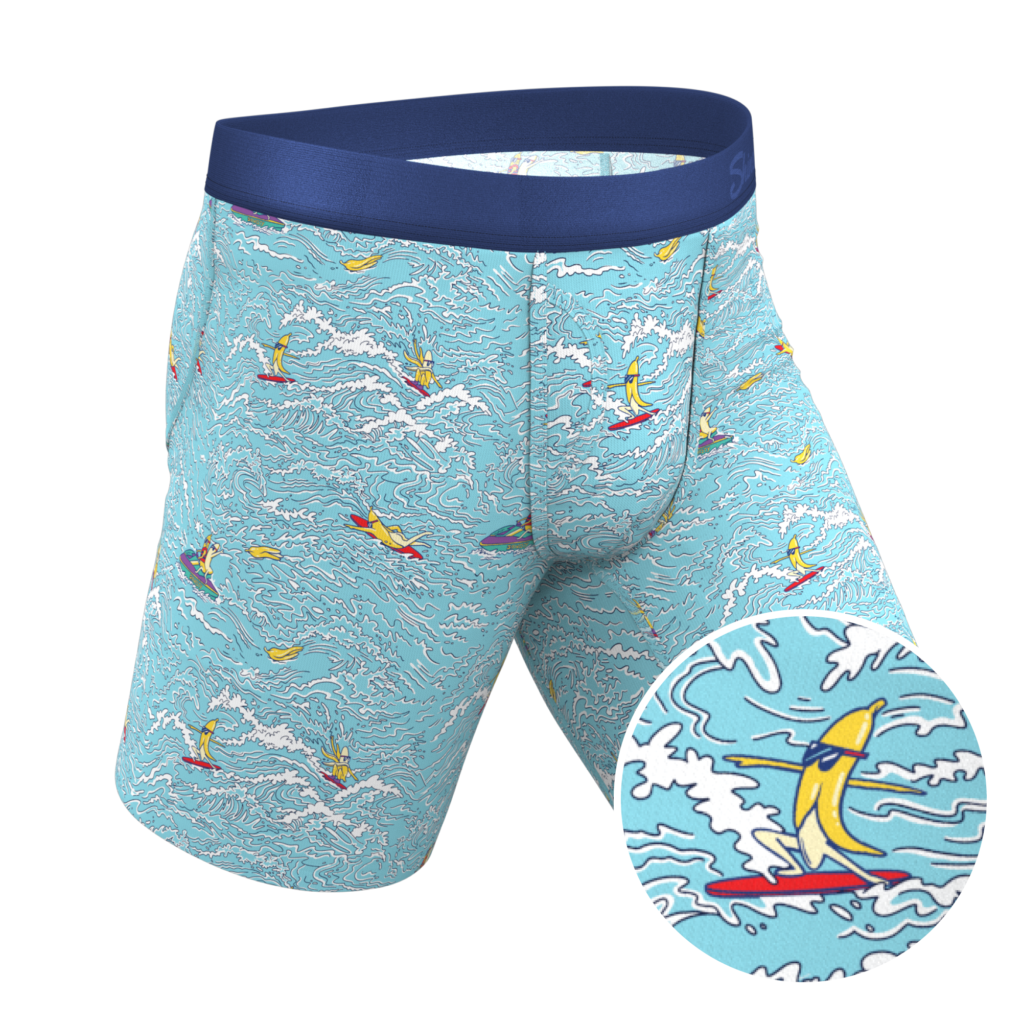 The Surfin' Turf | Shinesty Surfer Long Leg Ball Hammock® Pouch Underw ...