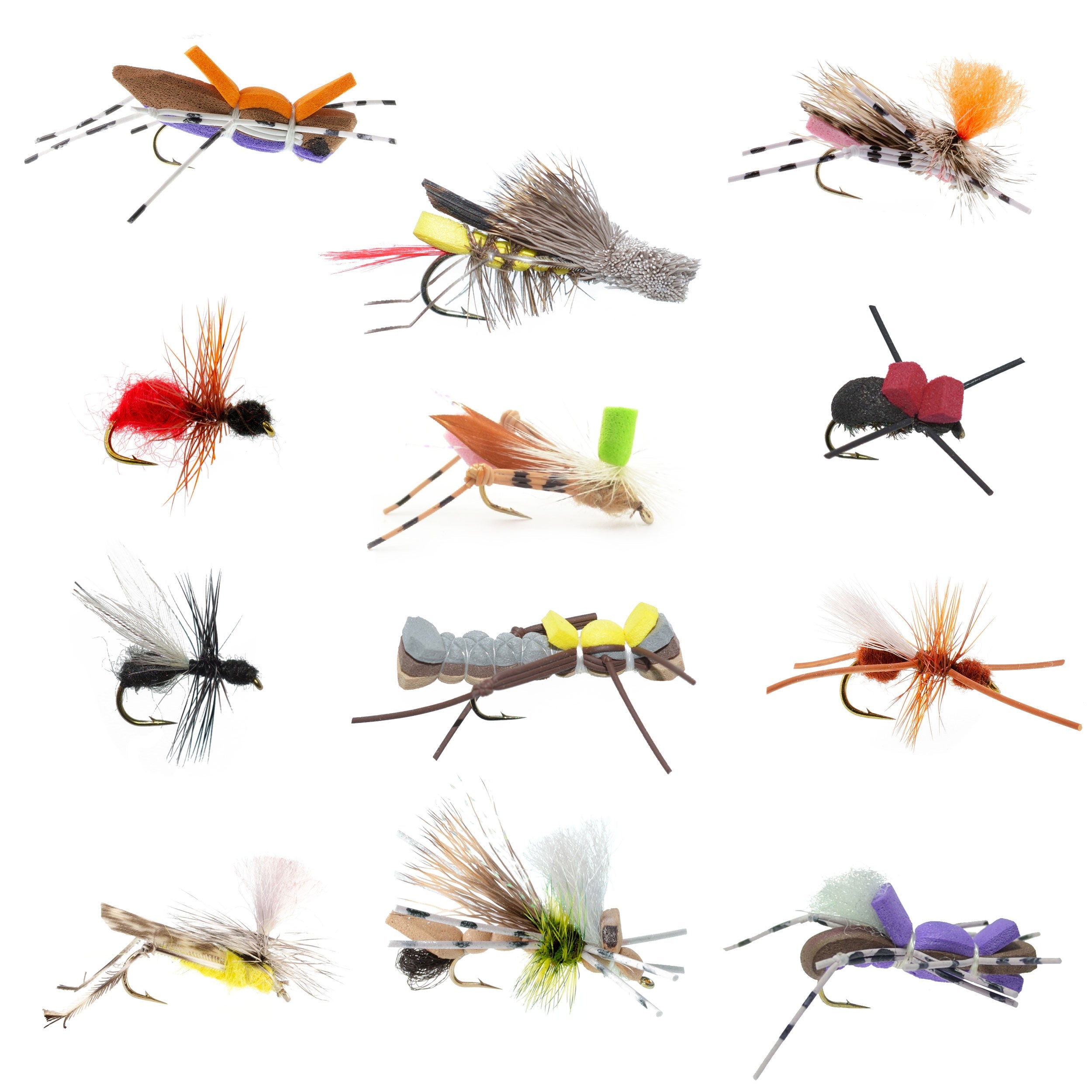 Trout Fly Assortment - Essential Terrestrials Fly Fishing Flies Collec – Man Cave And Apparel