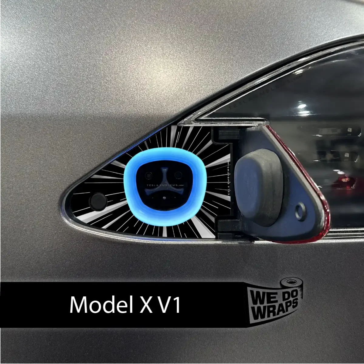 Ludicrous Performance Mode Tesla Charge Port Wrap | Model X – Man Cave ...
