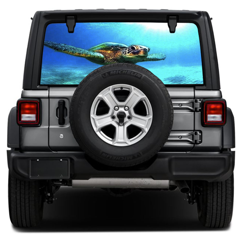 Turtle Rear Window Decal – Man Cave And Apparel