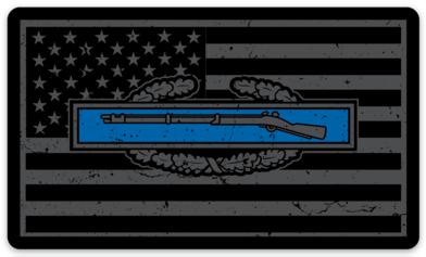 CIB Flag Vinyl Decal - Durable Military Sticker | 11Bravos – Man Cave ...