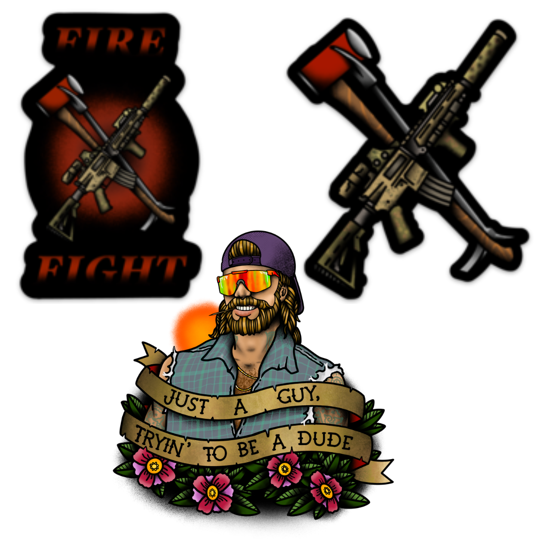 OG Sticker Pack 3 – Man Cave And Apparel