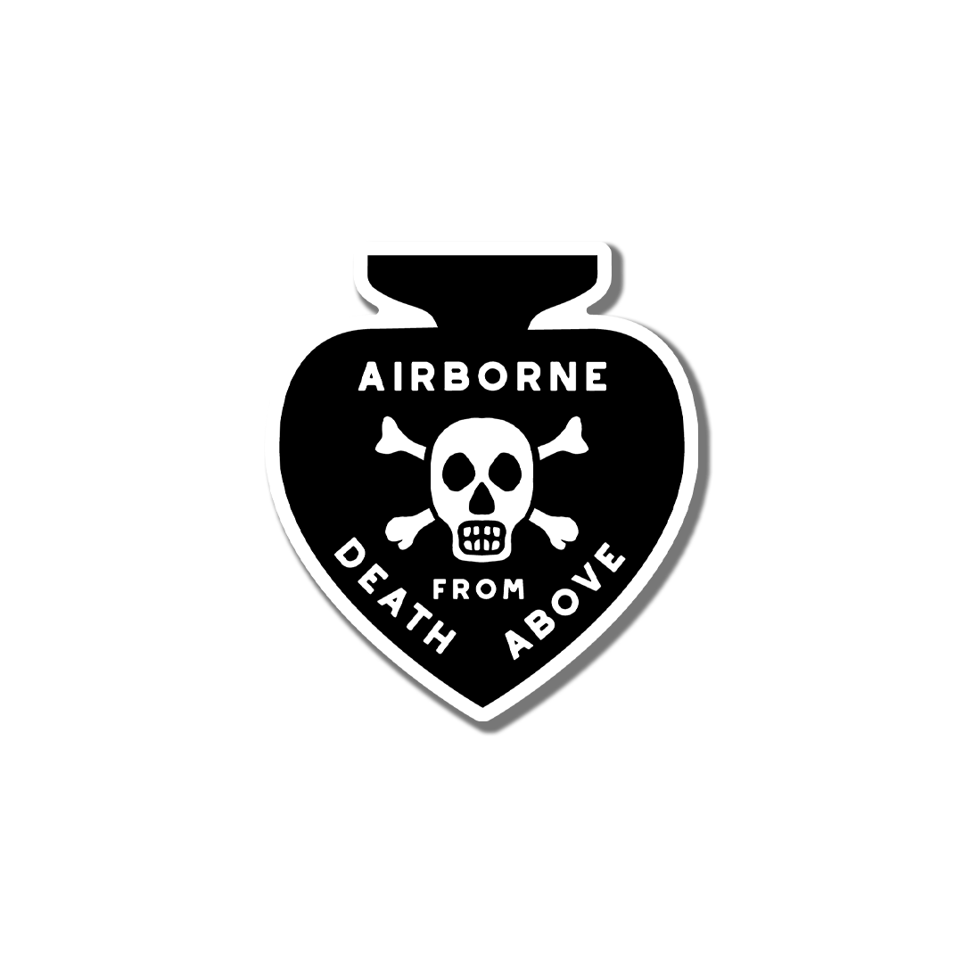 Vietnam Airborne Death Spade Sticker – Man Cave And Apparel