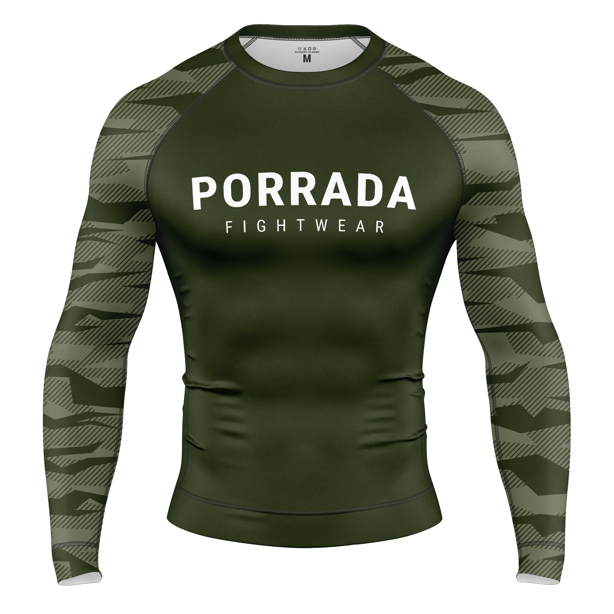 GREEN CAMO RASH GUARD – Man Cave And Apparel