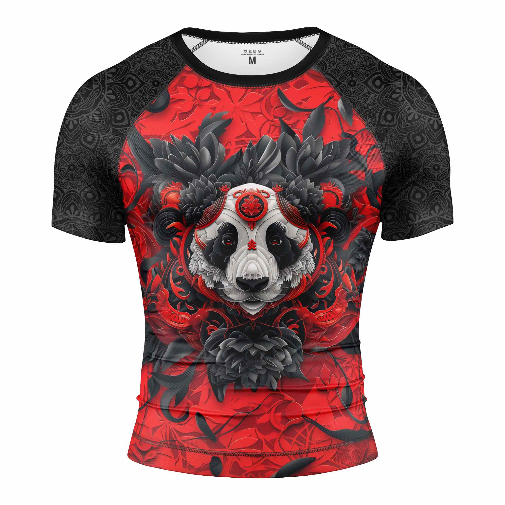 LOTUS PANDA SHORT SLEEVE RASH GUARD – Man Cave And Apparel