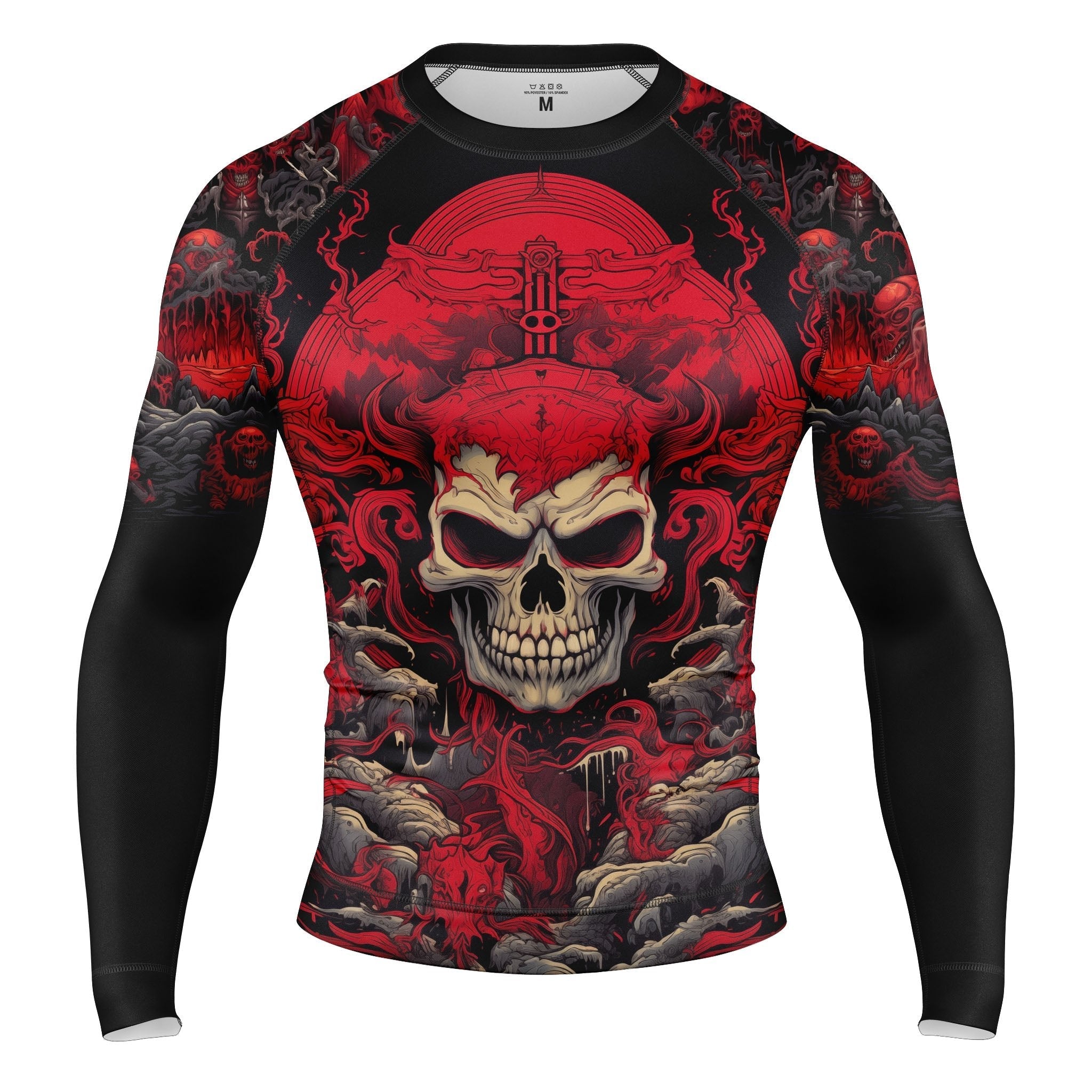 SHINIGAMI SKULL RASH GUARD – Man Cave And Apparel