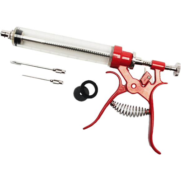 Butcher BBQ Gourmet Pistol Grip Injector – Man Cave And Apparel