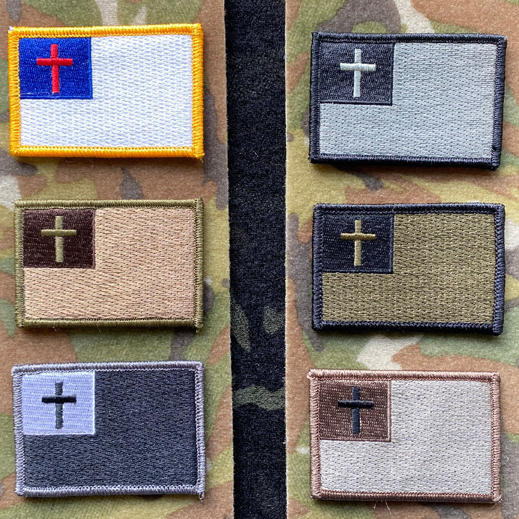 2"x3" Christian Flag Patch – Man Cave And Apparel