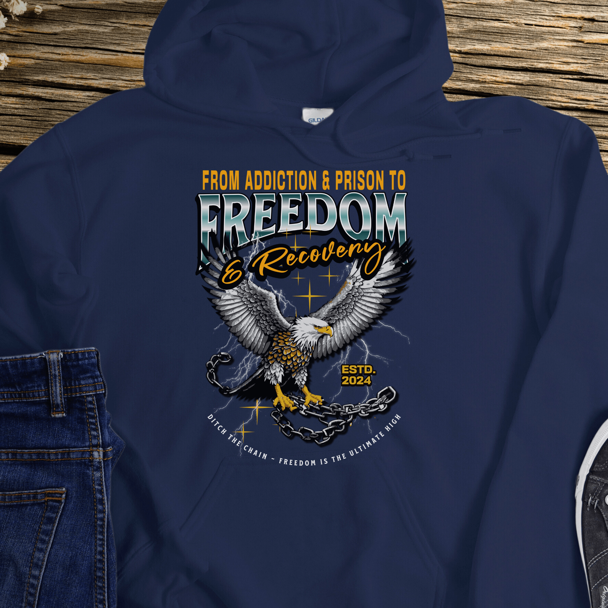 Custom Recovery Hoodie | Inspiring Sobriety | From Addiction & Prison ...