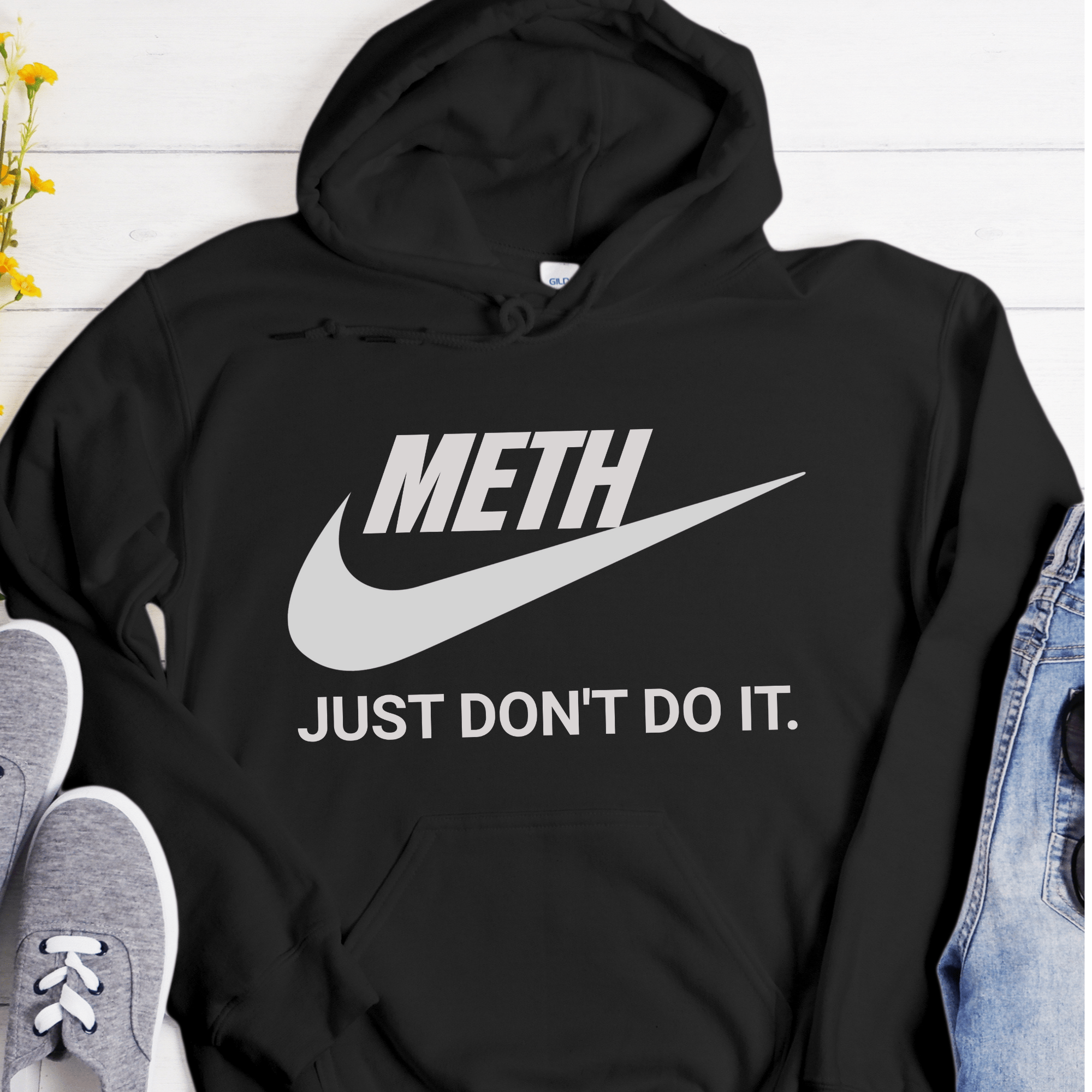 Custom Recovery Hoodie | Inspiring Sobriety | (Your DOC) Just Don't Do ...