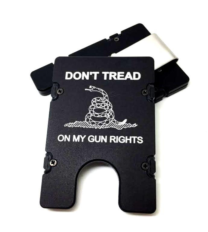 Don’t Tread On My Gun Rights - BilletVault Aluminum Wallet – Man Cave ...