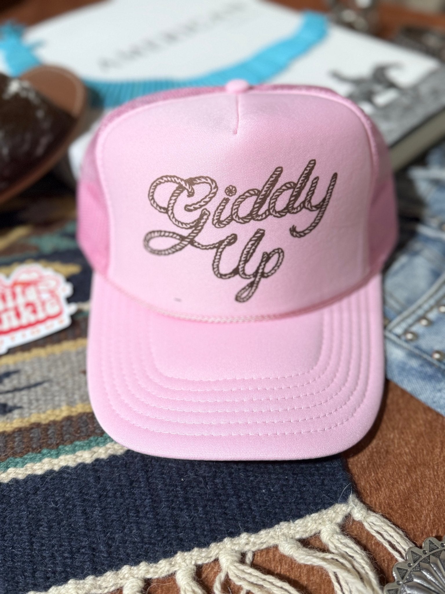 Giddy Up Trucker Hat – Man Cave And Apparel