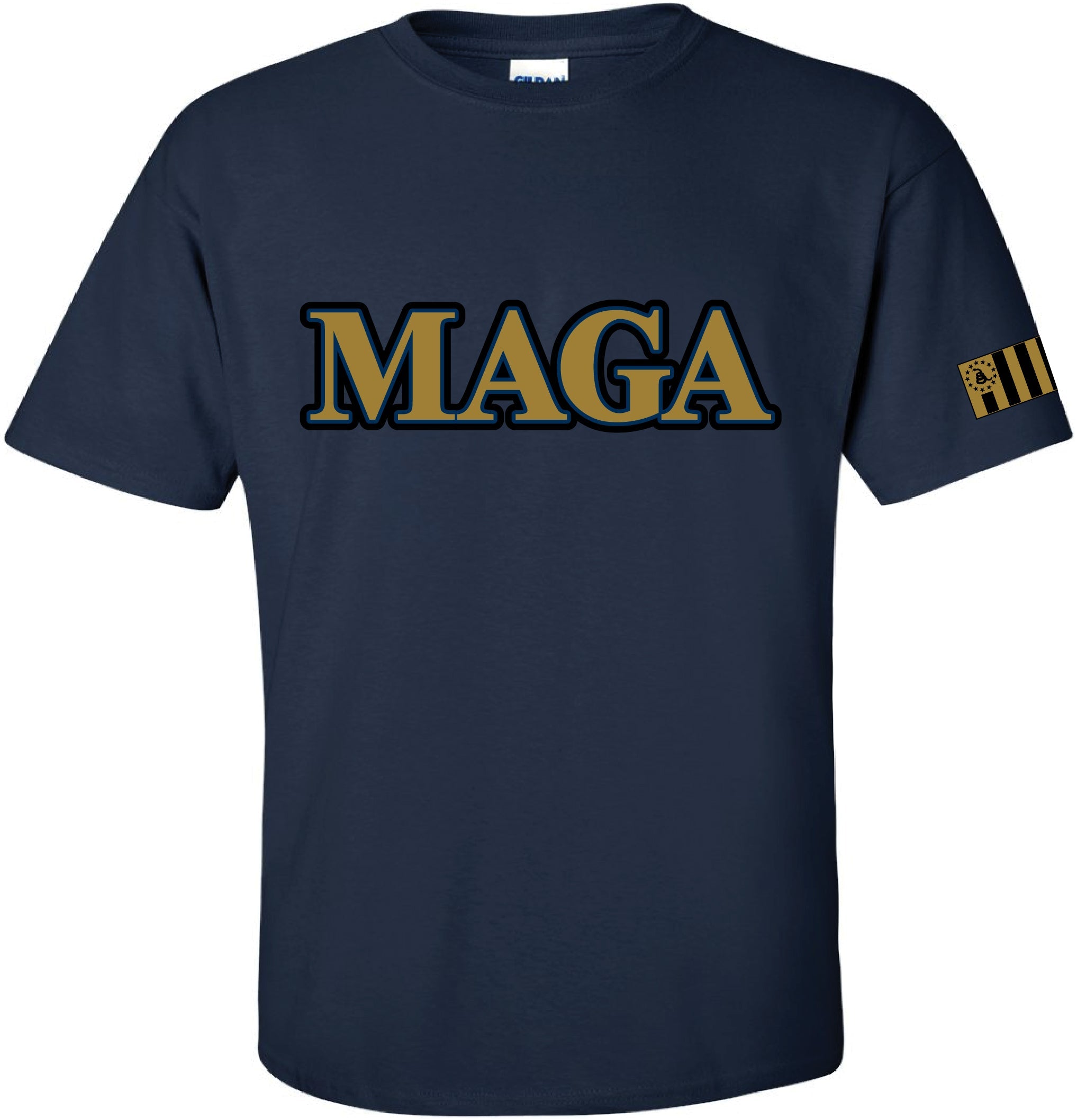 MAGA Midnight Blue T-Shirt - 100% USA Made – Man Cave And Apparel