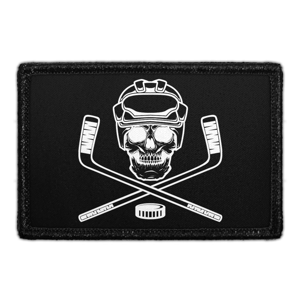 Hockey - Goon - Black Background - Removable Patch – Man Cave And Apparel