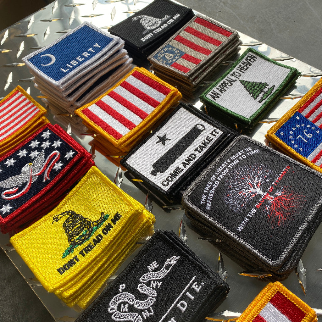 FLAGS OF DEFIANCE - Iron-On/Sew-On Patches – Man Cave And Apparel