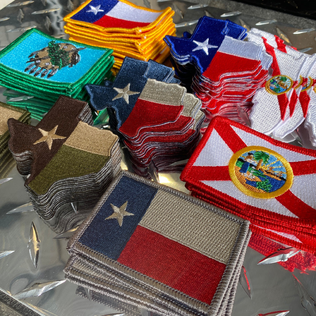 STATE FLAGS - Iron-On/Sew-On Patches – Man Cave And Apparel