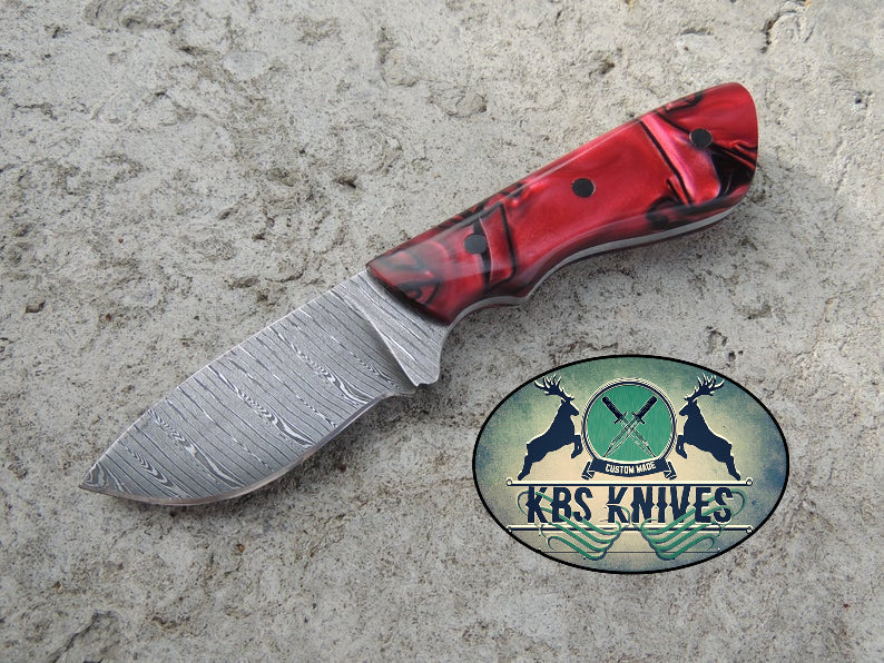 Epoxy Resin Handle EDC Skinning Knife – Man Cave And Apparel