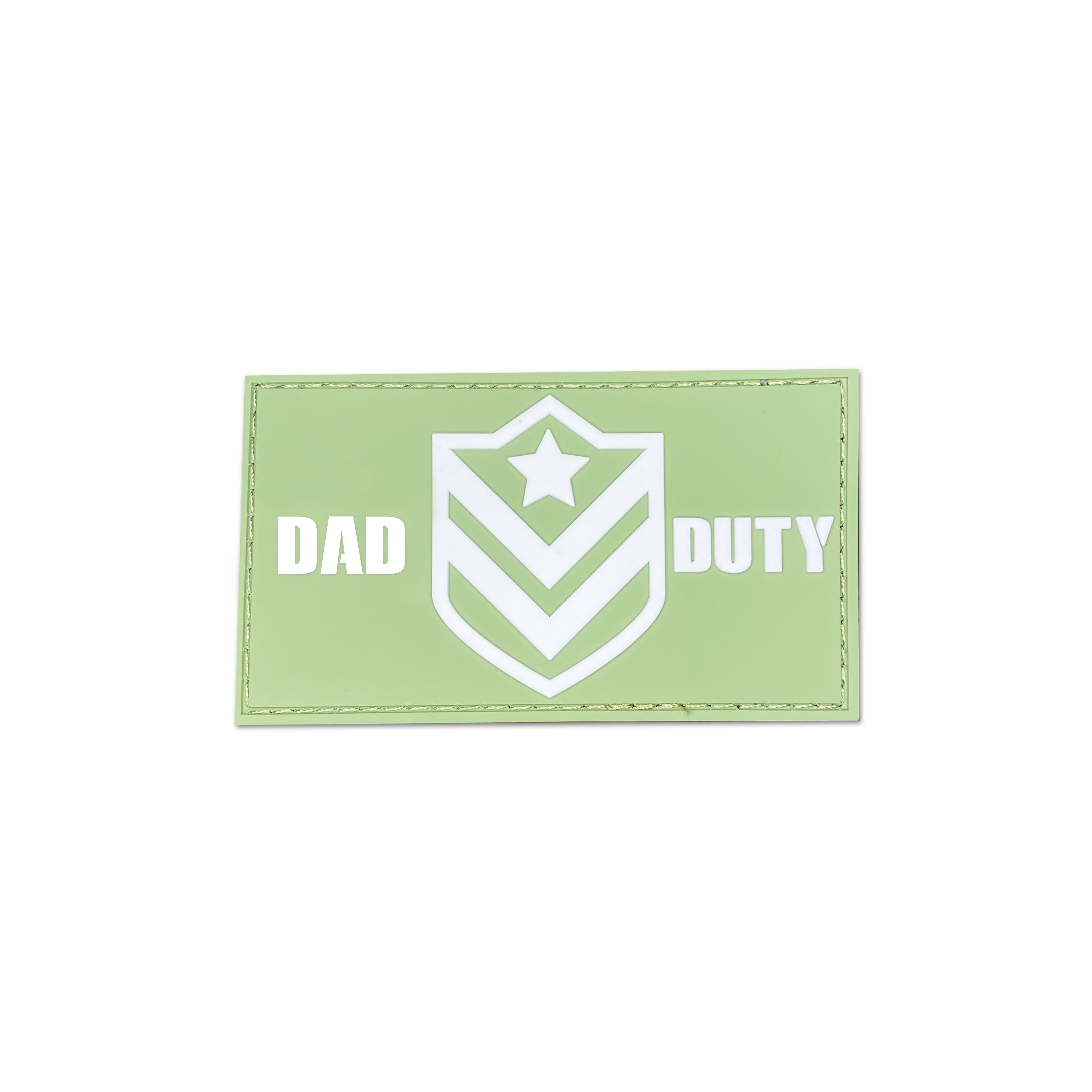 Dad Duty PVC Velcro Patch – Man Cave And Apparel