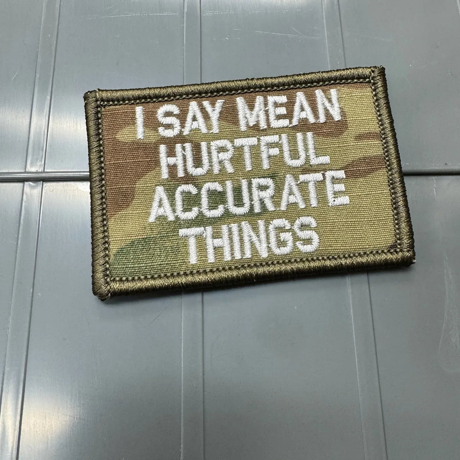 As Seen on Socials - I Say Mean Hurtful Accurate Things - 2x3 Patch ...