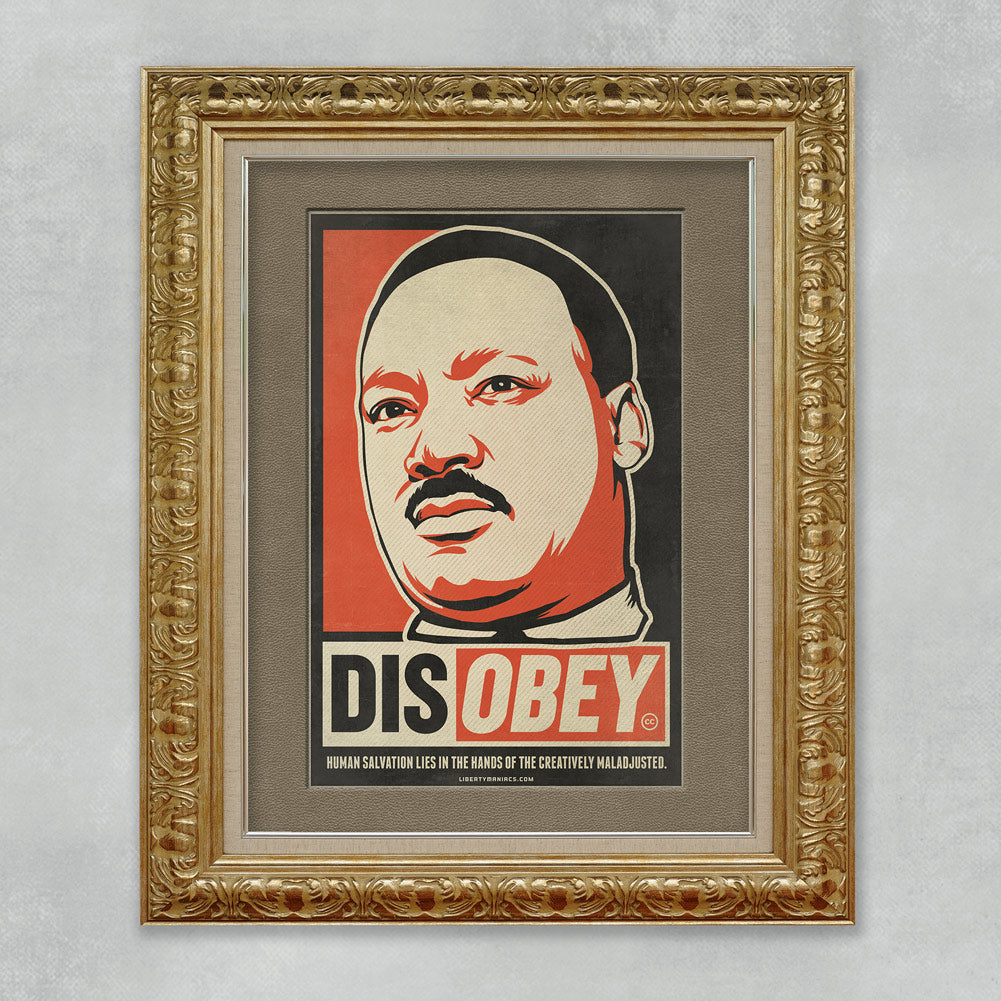 MLK Civil Disobedience Quotation Graphic Giclee Art Print – Man Cave ...