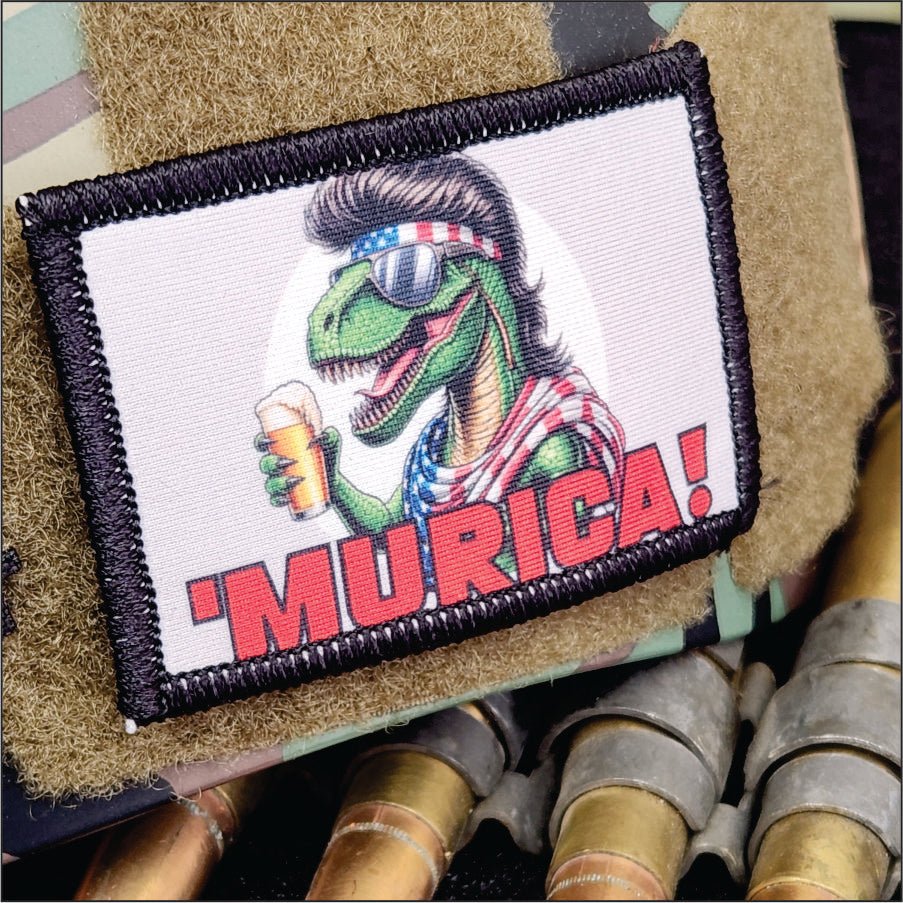 T-REX-inator - 'Murica Dino - 2x3 Sublimation Patch – Man Cave And Apparel
