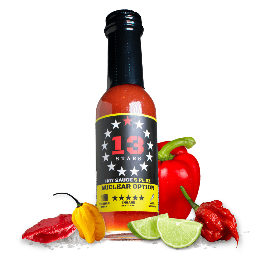 Nuclear Option Hot Sauce - Extreme Heat Ghost Pepper Sauce | 13 Stars ...