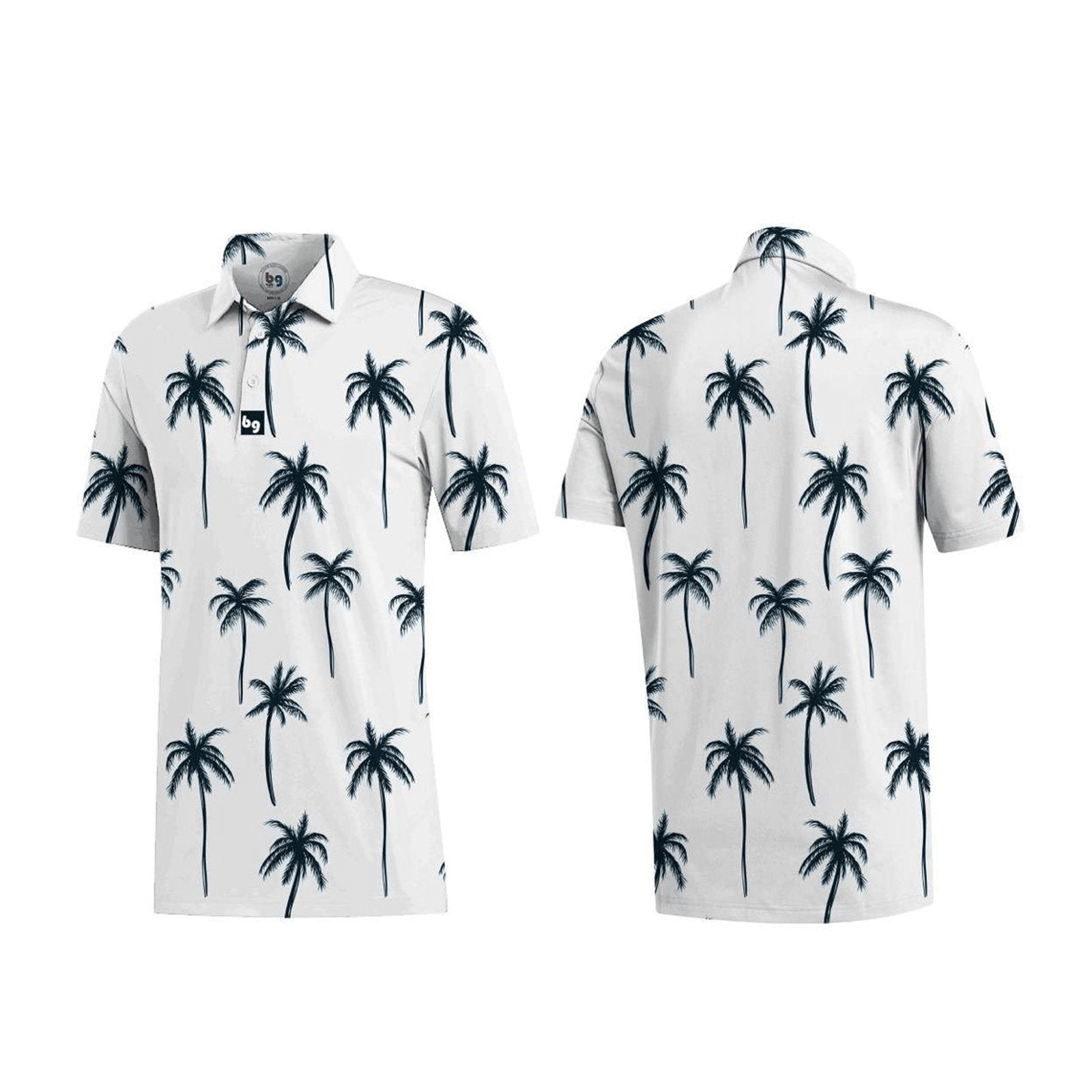 Palm Tree Men's Polo – Man Cave And Apparel