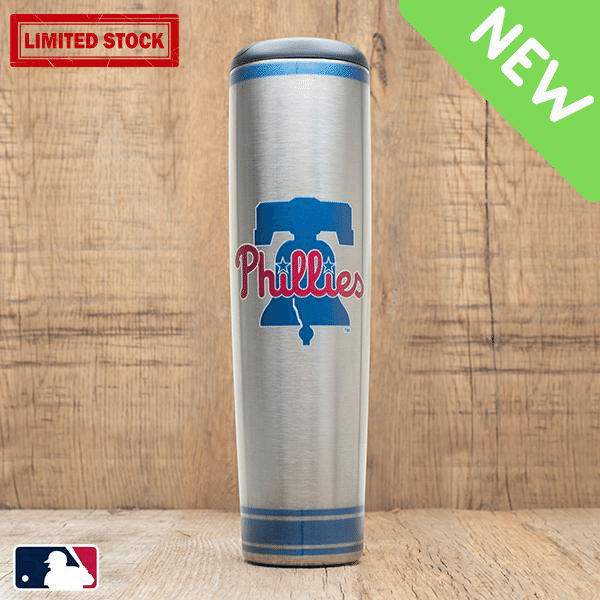 Philadelphia Phillies Metal Dugout Mug | Stainless Steel Baseball Bat ...