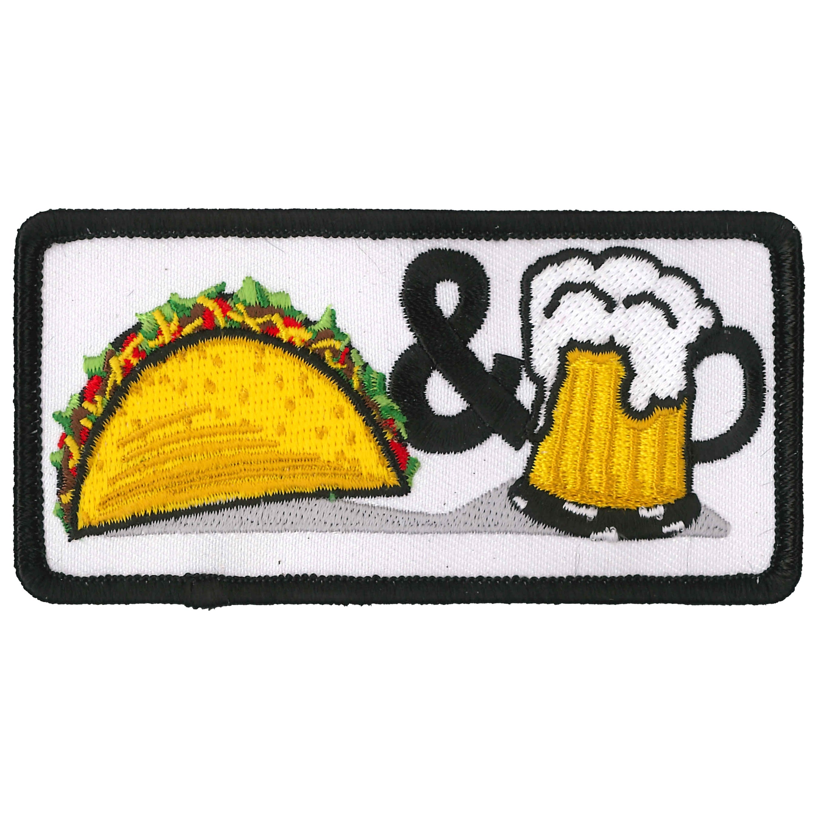 Hot Leathers PPL9819 Taco and Beer 4"x 2" Patch – Man Cave And Apparel