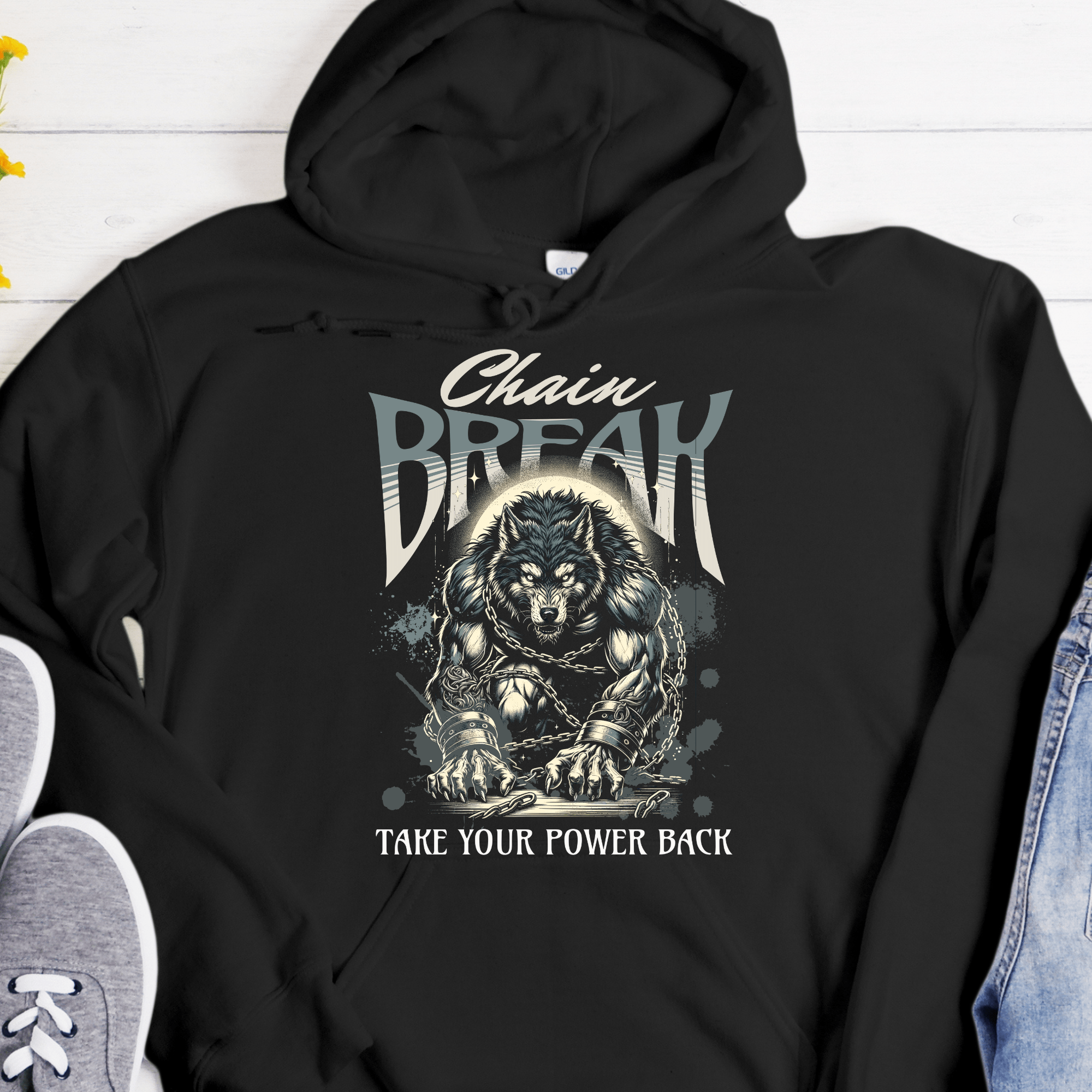 Recovery Hoodie | Inspiring Sobriety | Chain Break – Man Cave And Apparel