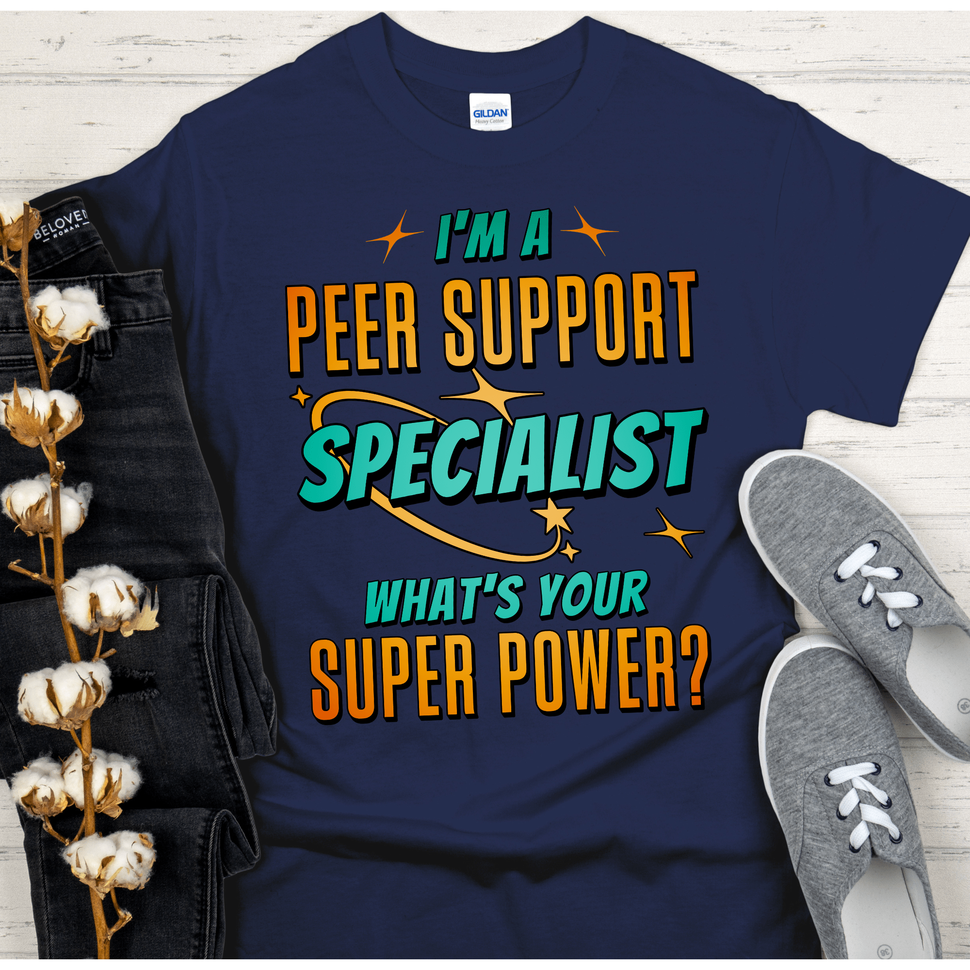 Recovery T-Shirt | Inspiring Sobriety | Peer Support Is My Superpower ...