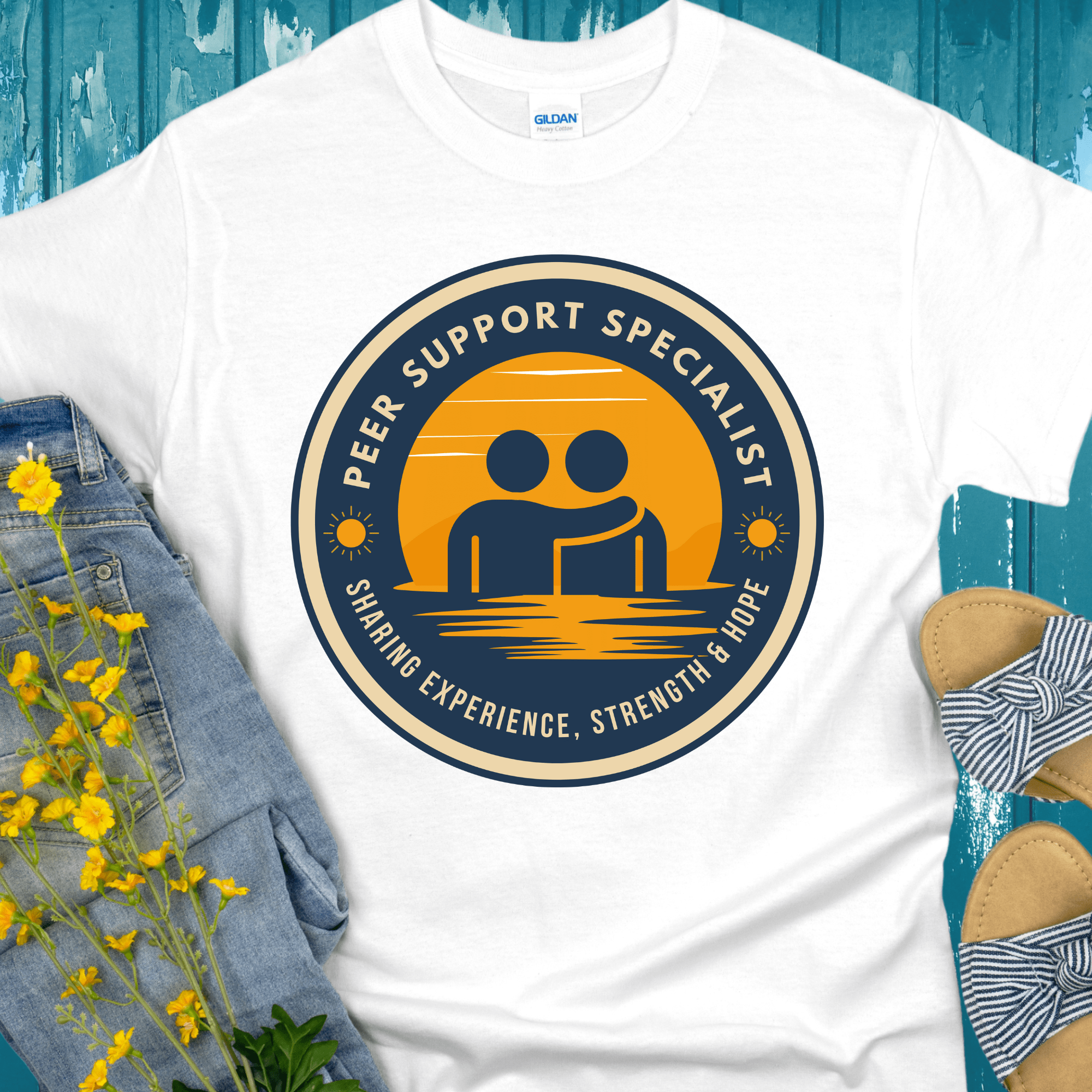 Recovery T-Shirt | Inspiring Sobriety | Peer Support Specialist – Man ...