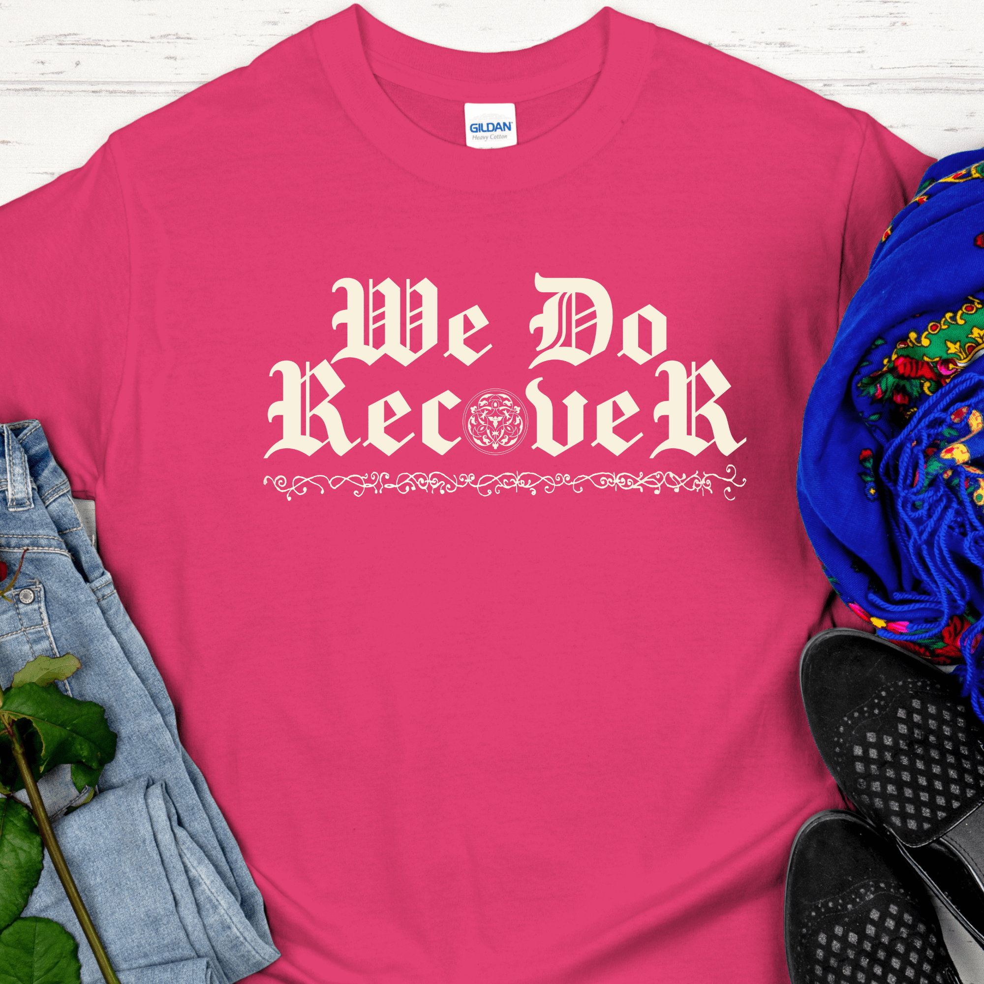 Recovery T-Shirt | Inspiring Sobriety | We Do Recover – Man Cave And ...