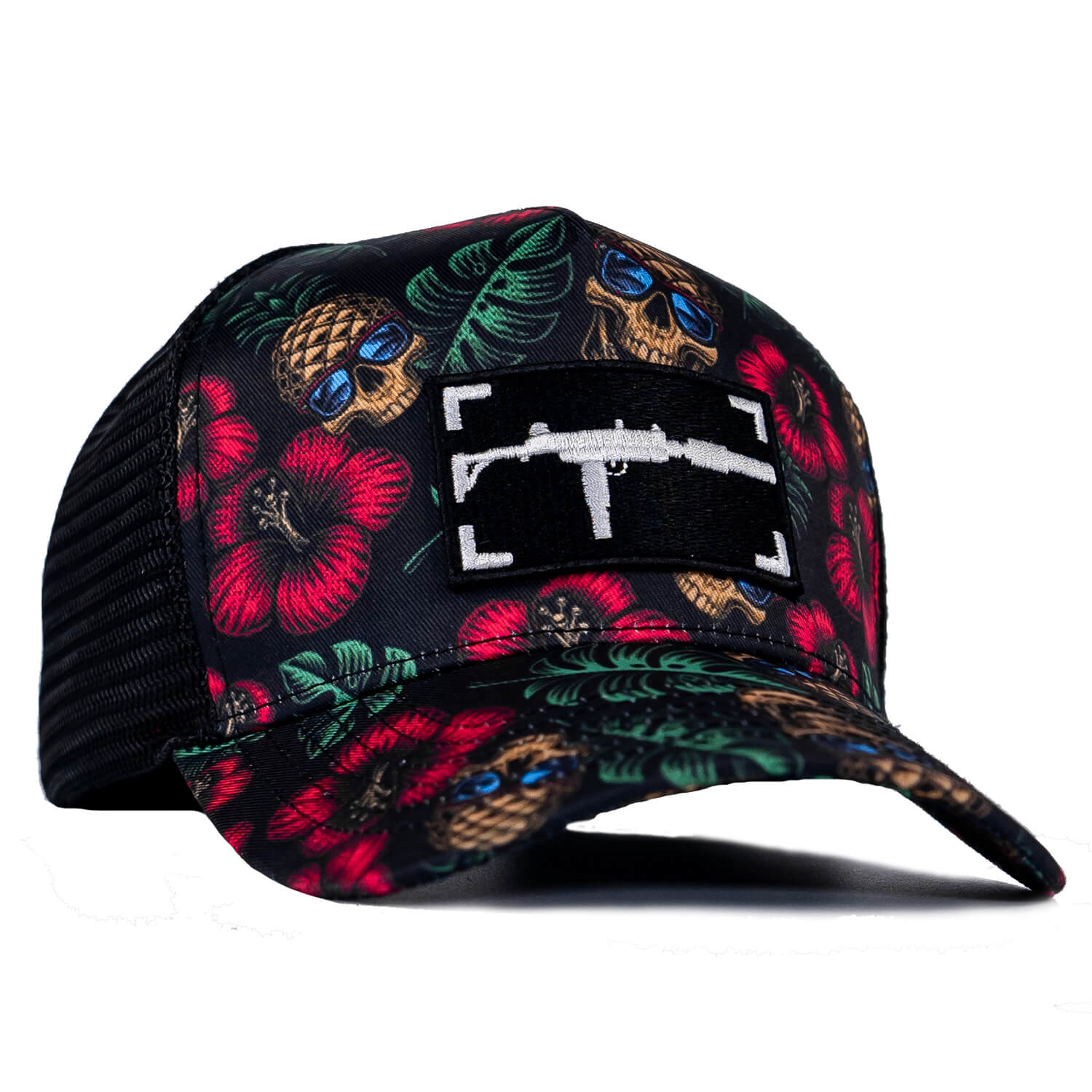 Uzi Patch Black Pineapple Express Flatbill Snapback Hat – Man Cave And ...