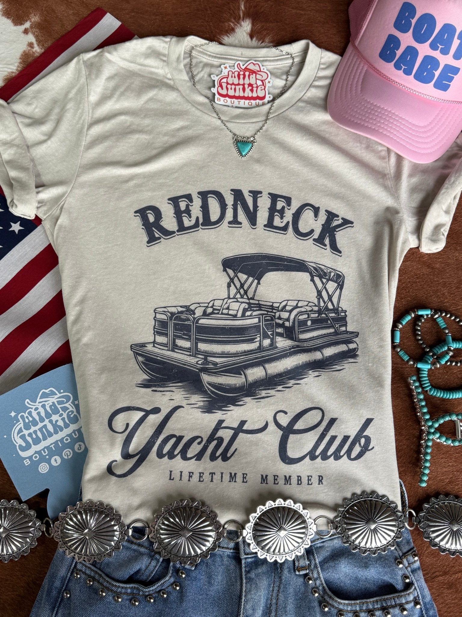Redneck Yacht Club Graphic Tee – Man Cave And Apparel