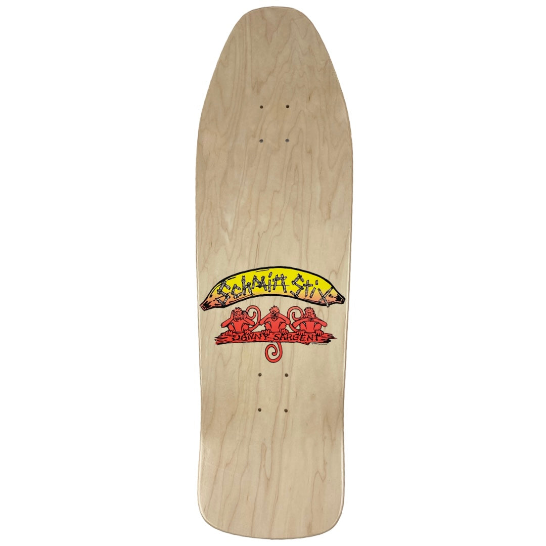 Schmitt Stix Danny Sargent Barrel of Monkeys 9.75" Skateboard Deck ...