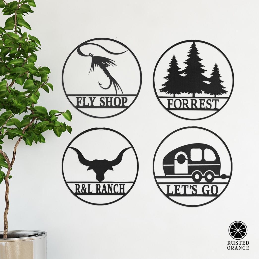 Great Outdoors Signs - 7 styles - Custom Metal Signs Outdoor Home Deco ...