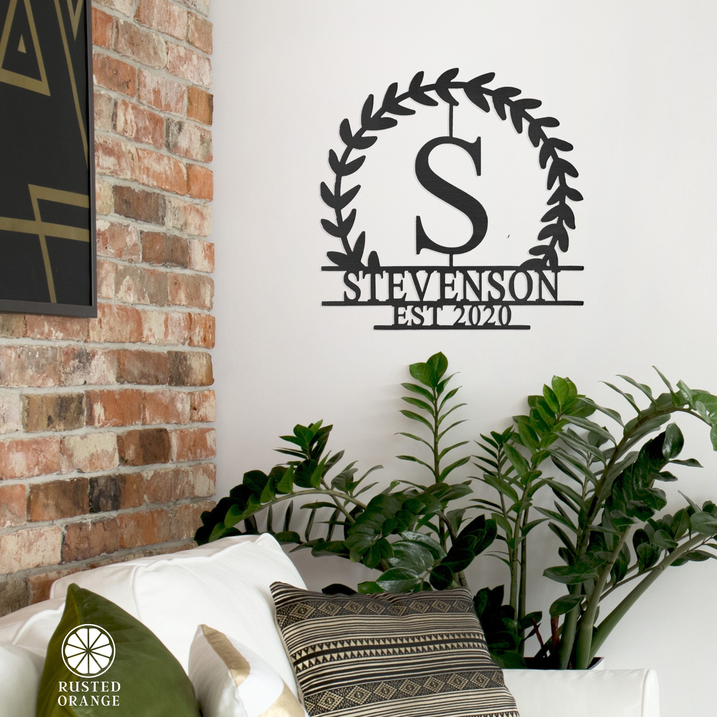 Magnolia Personalized Monogram - Custom Name Monogram Home Decor, Esta ...