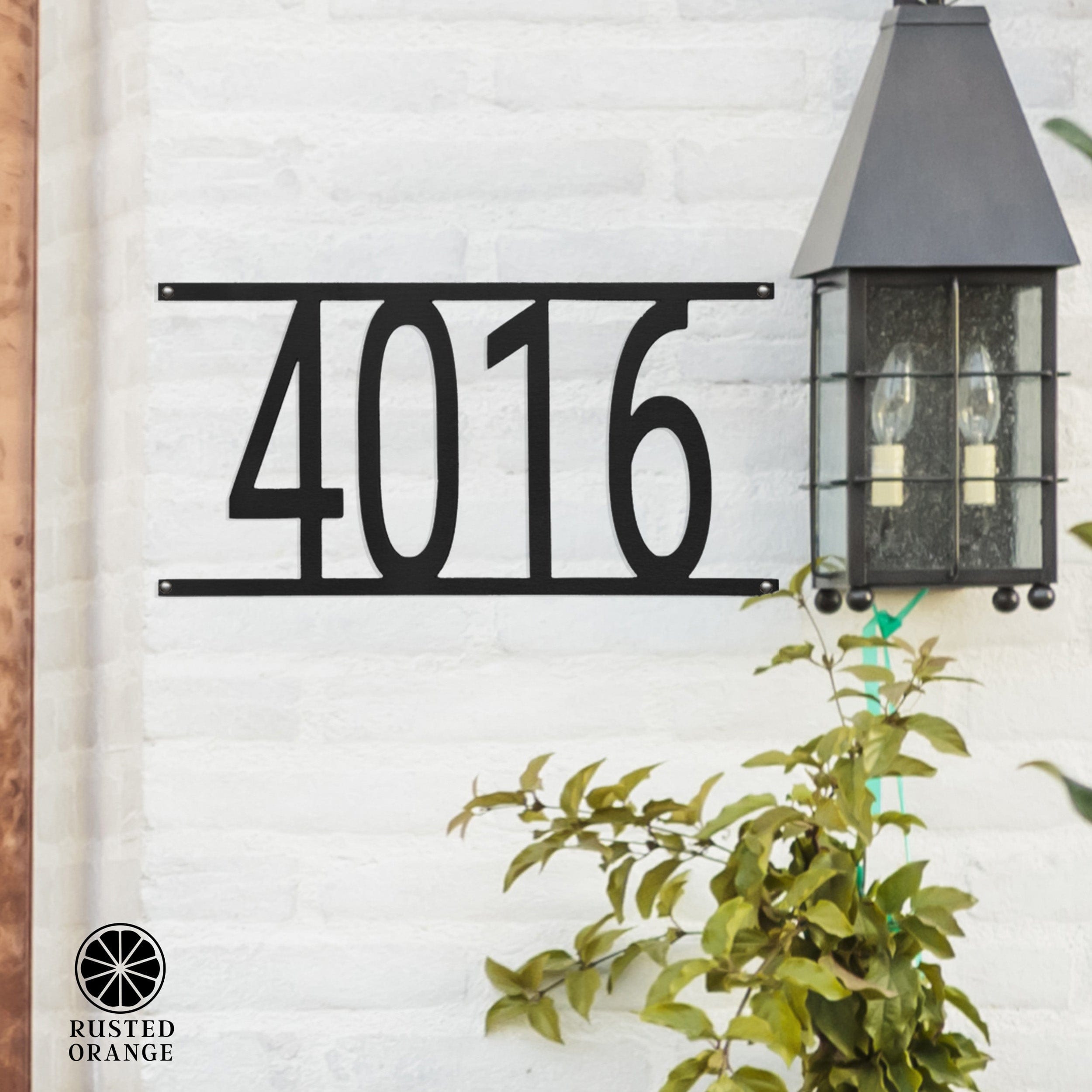 Simple Address Plaque - 3 Sizes - Address Numbers for Outside – Man ...