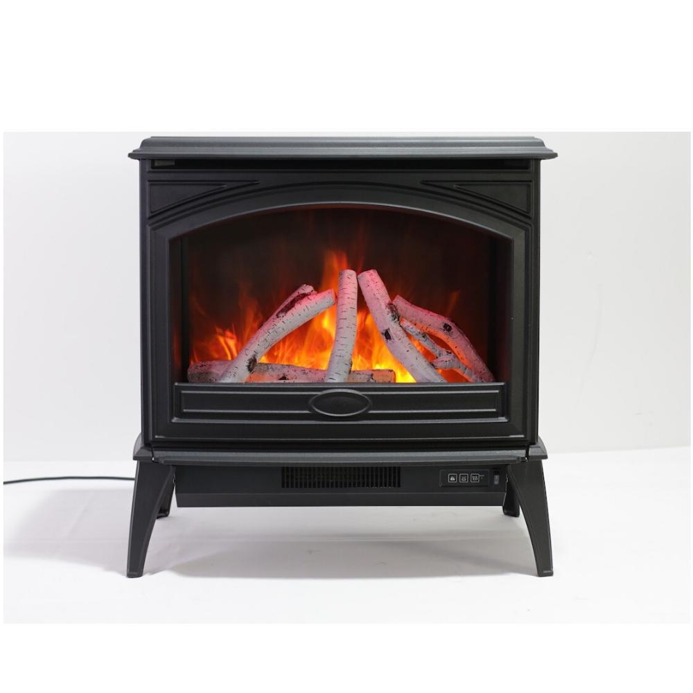 Sierra Flame Cast Iron Free Standing Electric Fireplace – Man Cave And ...