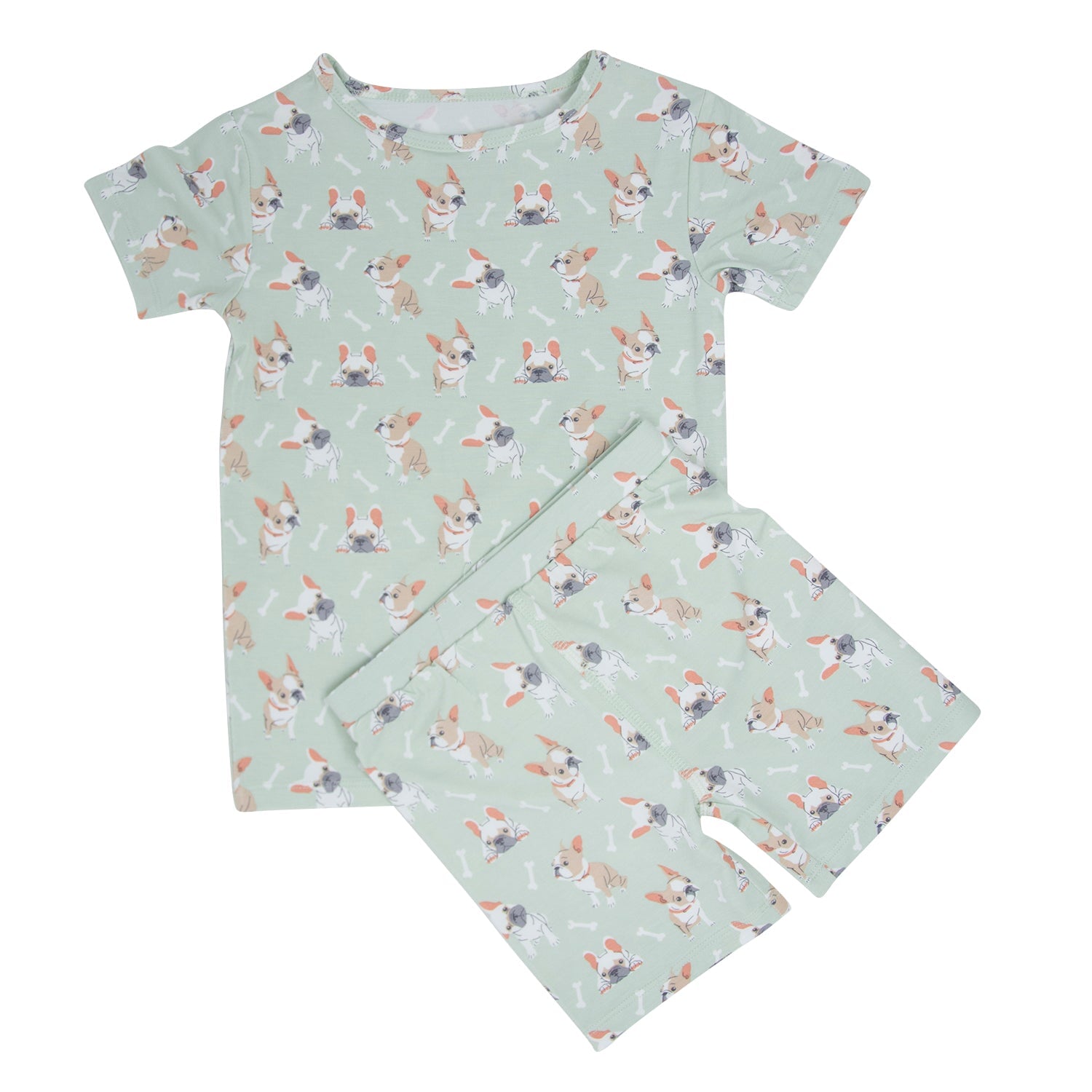 Mint Frenchie Puppy Summer Pajama Set – Man Cave And Apparel
