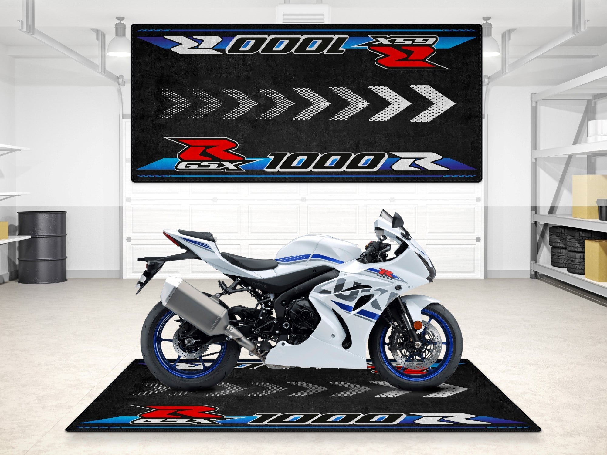 MPM Motorcycle Mat for Suzuki Motorsport GSX - R1000R 2023 Motorcycle ...