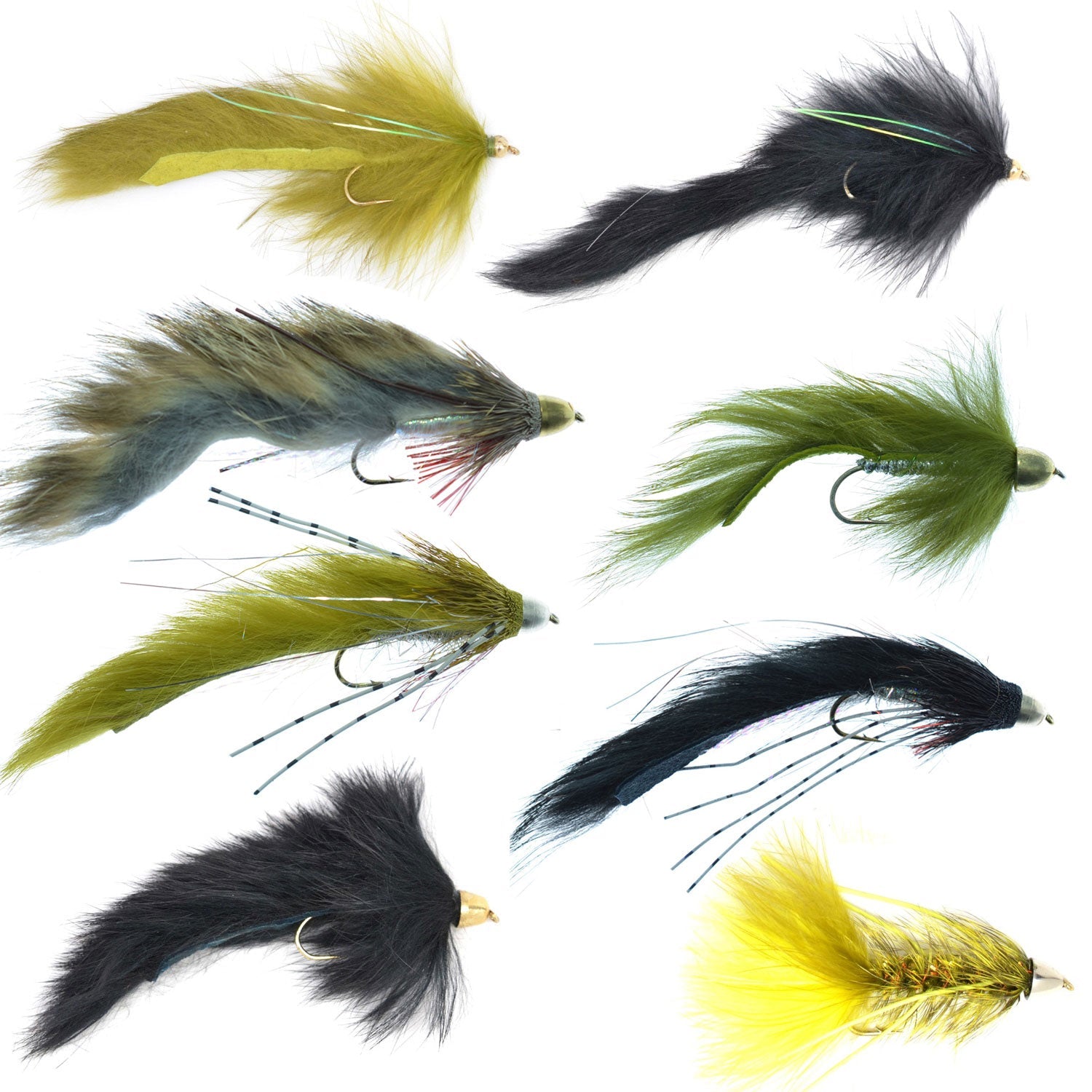 Slumpbuster Bouface Muddy Buddy Bunny Streamer Flies Collection – Man ...