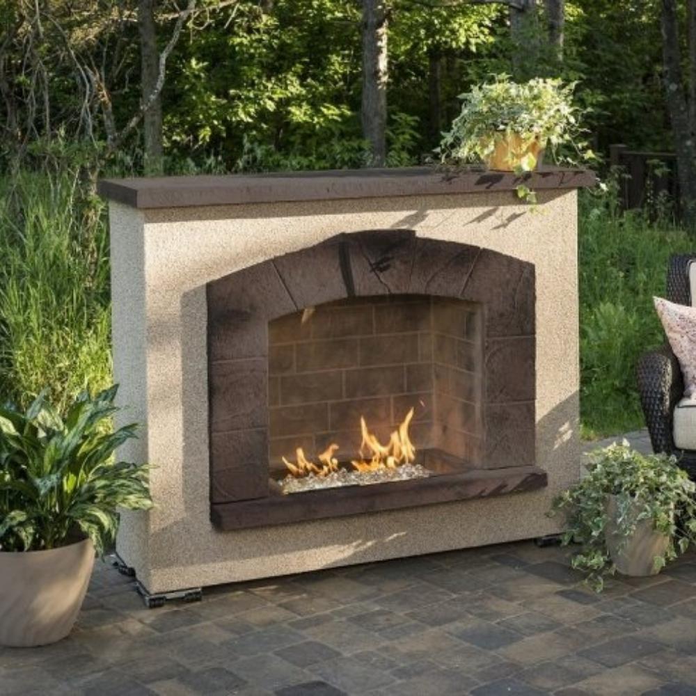 The Outdoor GreatRoom Company Stone Arch 63-Inch Freestanding Gas Fire ...