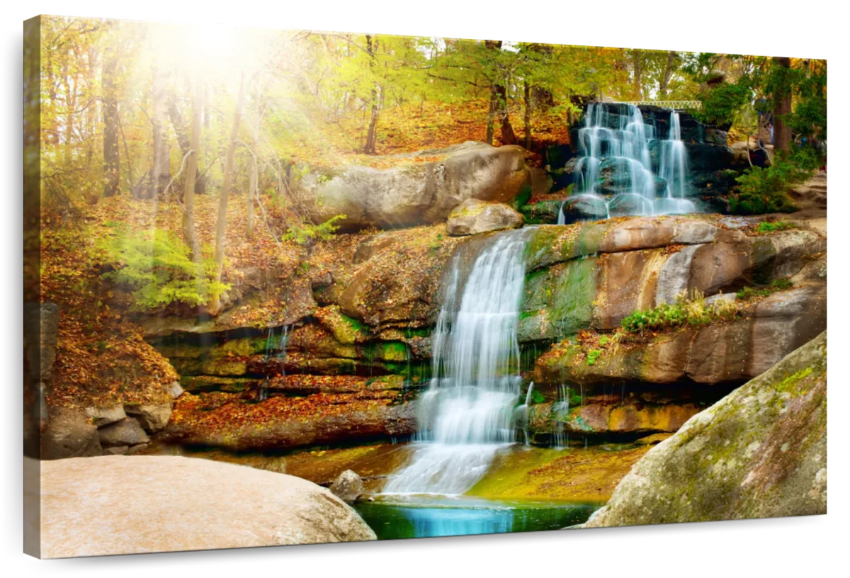 Dazzling Waterfall Wall Art – Man Cave And Apparel