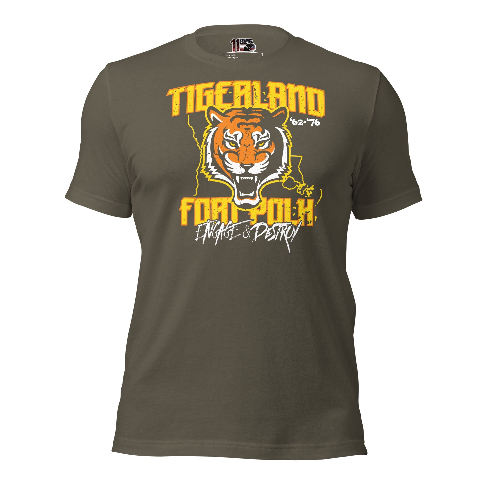 Tigerland Military T-Shirt - 11Bravos – Man Cave And Apparel
