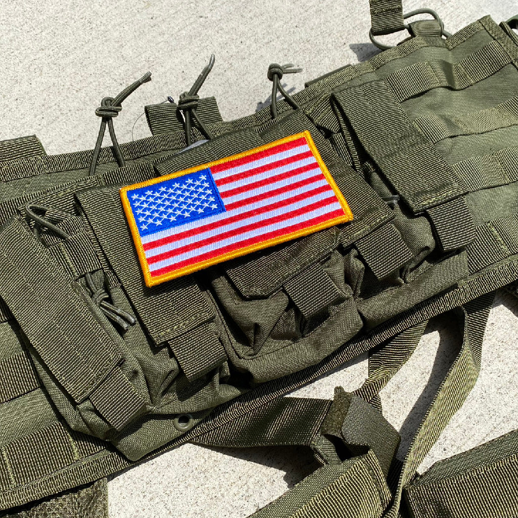 USA Flag Patch for Tactical Uniform Rigs - 3" x5" – Man Cave And Apparel
