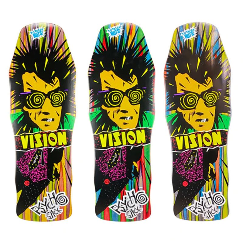Vision Original Psycho Stick LTD Swirl 10" Skateboard Deck – Man Cave ...