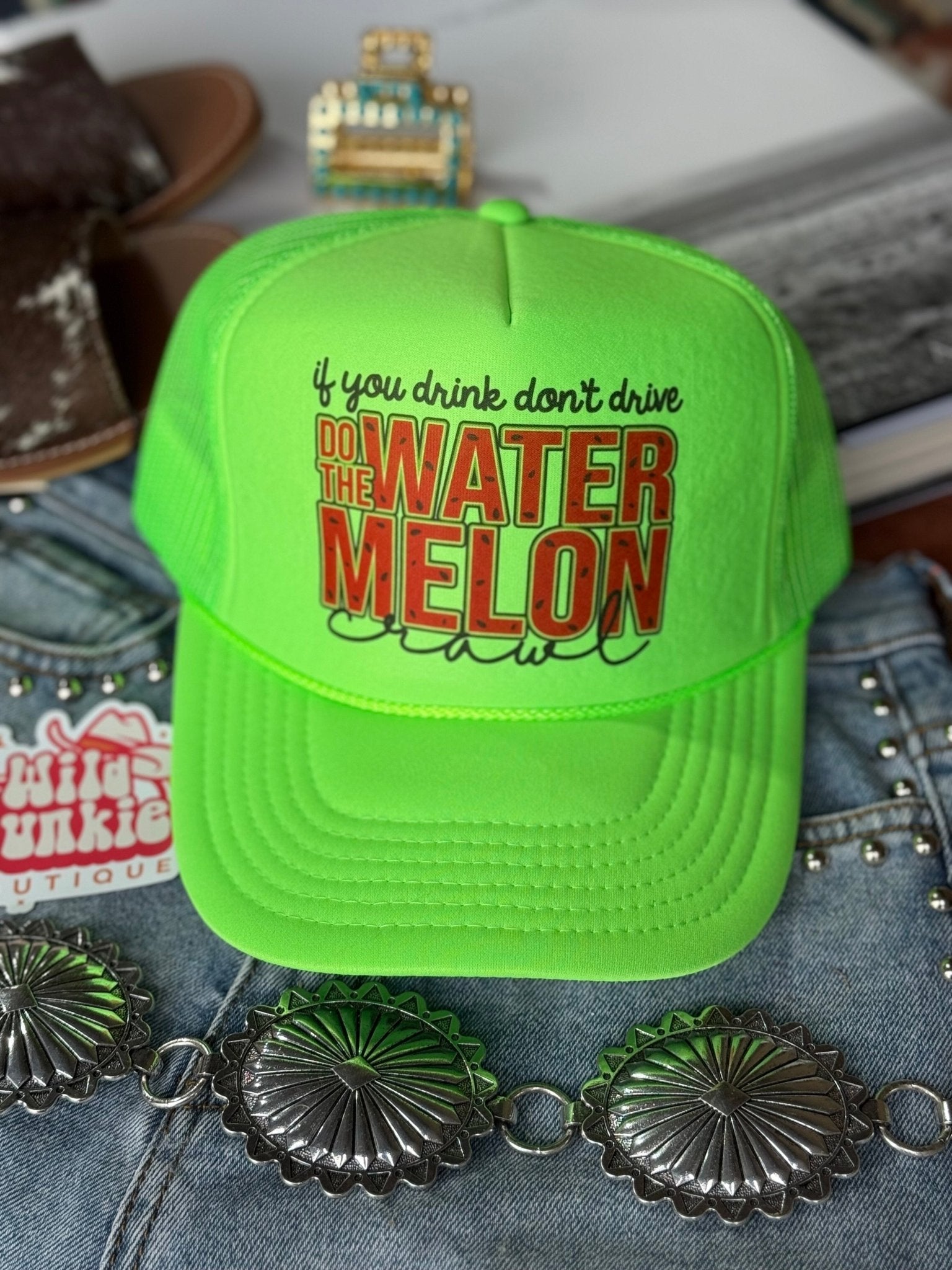 Watermelon Crawl Trucker Hat – Man Cave And Apparel